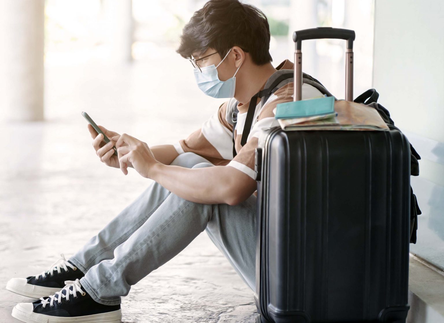 Saiba como se manter seguro viajando durante a pandemia